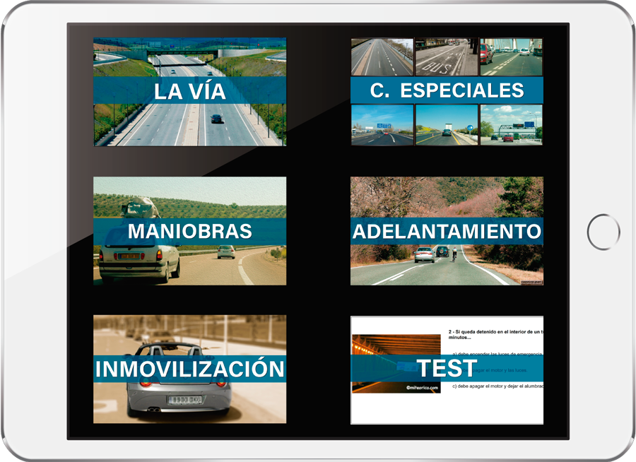 Autoescuela Online Matías Teórico y test Examen DGT Carnet de Conducir